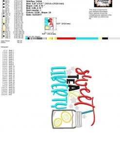 Sweet Tea And Liberty - Embroidery and Cutting Options - HoopMama