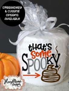 That's Some Spooky Poo - Embroidery and Cutting Option - HoopMama