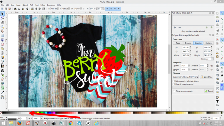Making Mock-Ups In Inkscape - HoopMama