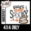 That's Some Spooky Poo - Embroidery and Cutting Option - HoopMama