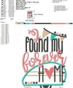 I Found My Forever Home - Embroidery and Cutting Options - HoopMama