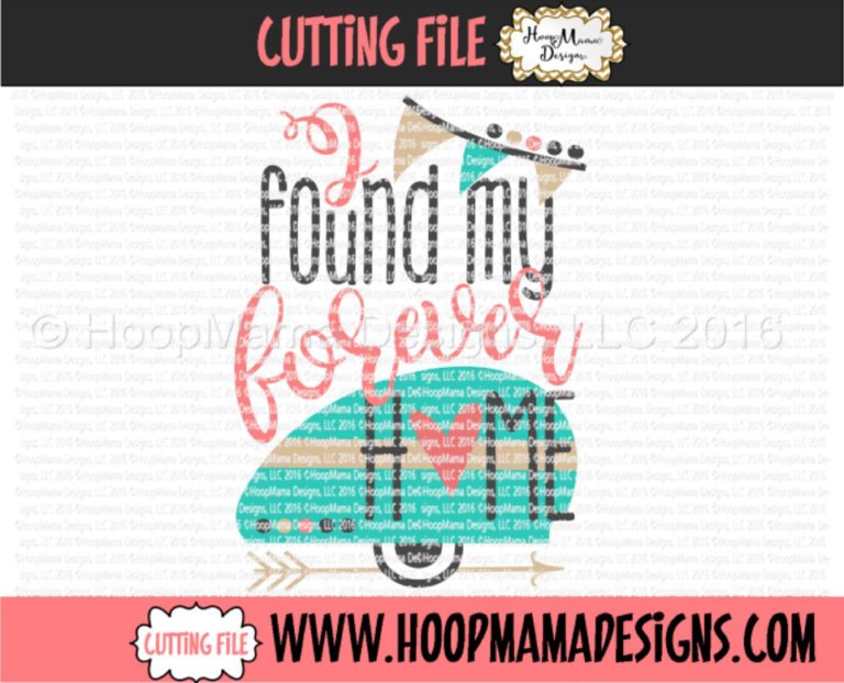 I Found My Forever Home - Embroidery and Cutting Options - HoopMama