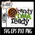 Candy Coma Ready - Embroidery and Cutting Options - HoopMama