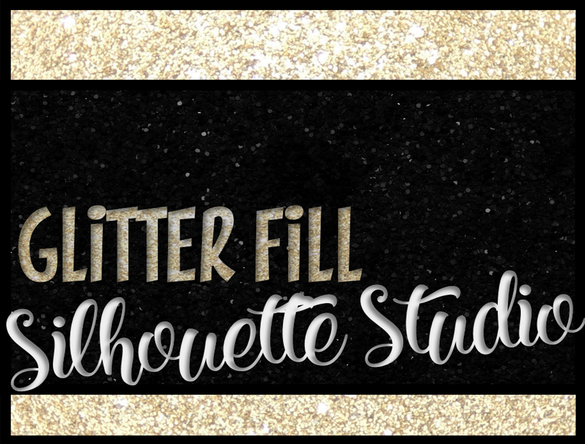 Glitter Fill In Silhouette Studio - HoopMama