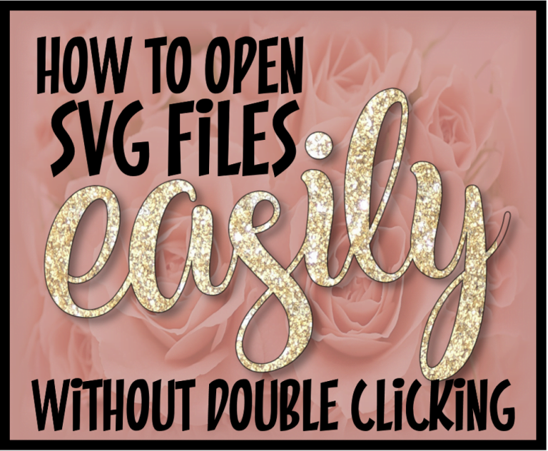Opening SVG Files Without Double Clicking! - HoopMama