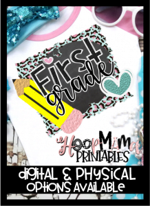 Cheetah Print Back To School Printable Bundle DOWNLOAD - HoopMama