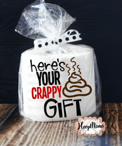 Here's Your Crappy Gift - Embroidery and Cutting Options - HoopMama