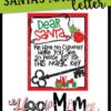 Santa Camera Letter Printable DOWNLOAD - HoopMama