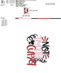 Not Today Cupid - Embroidery and Cutting Options - HoopMama