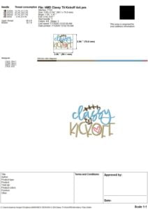 Classy Til Kickoff - Embroidery and Cutting Options - HoopMama