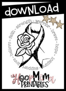 Awareness Circle - Printable - DOWNLOAD - HoopMama