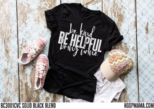 I5G4 - Be Helpful Be Kind- SCREEN PRINT TRANSFER - HoopMama
