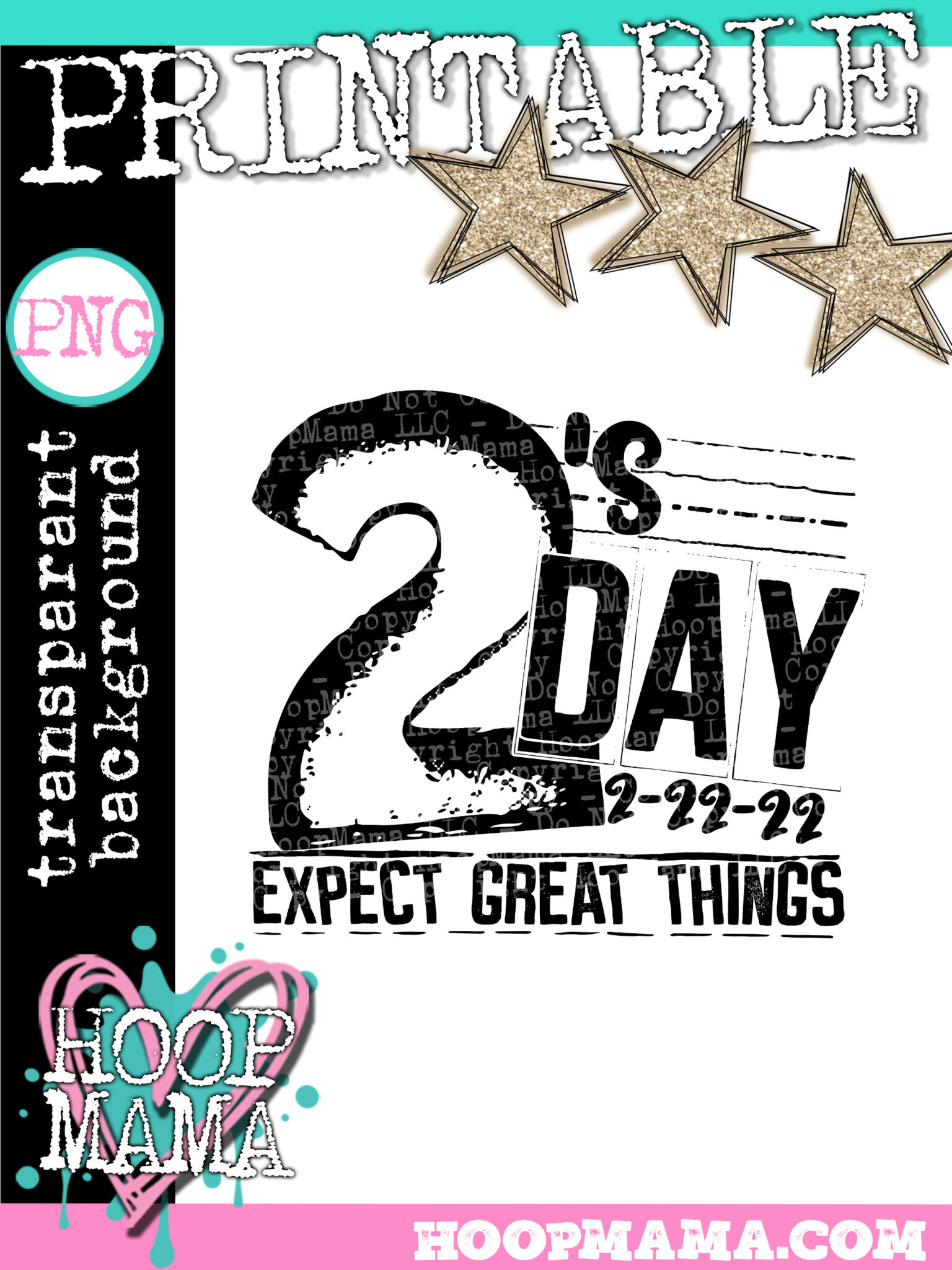Two's Day-PRINTABLE DOWNLOAD - HoopMama