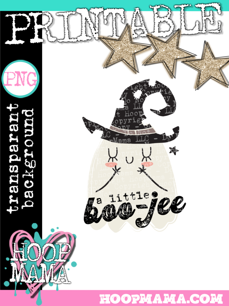 A Little BOO-Jee PRINTABLE-DOWNLOAD - HoopMama